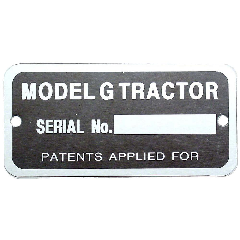 RAParts New Aftermarket Serial Number Tag with Rivets Fits John Deere G ...