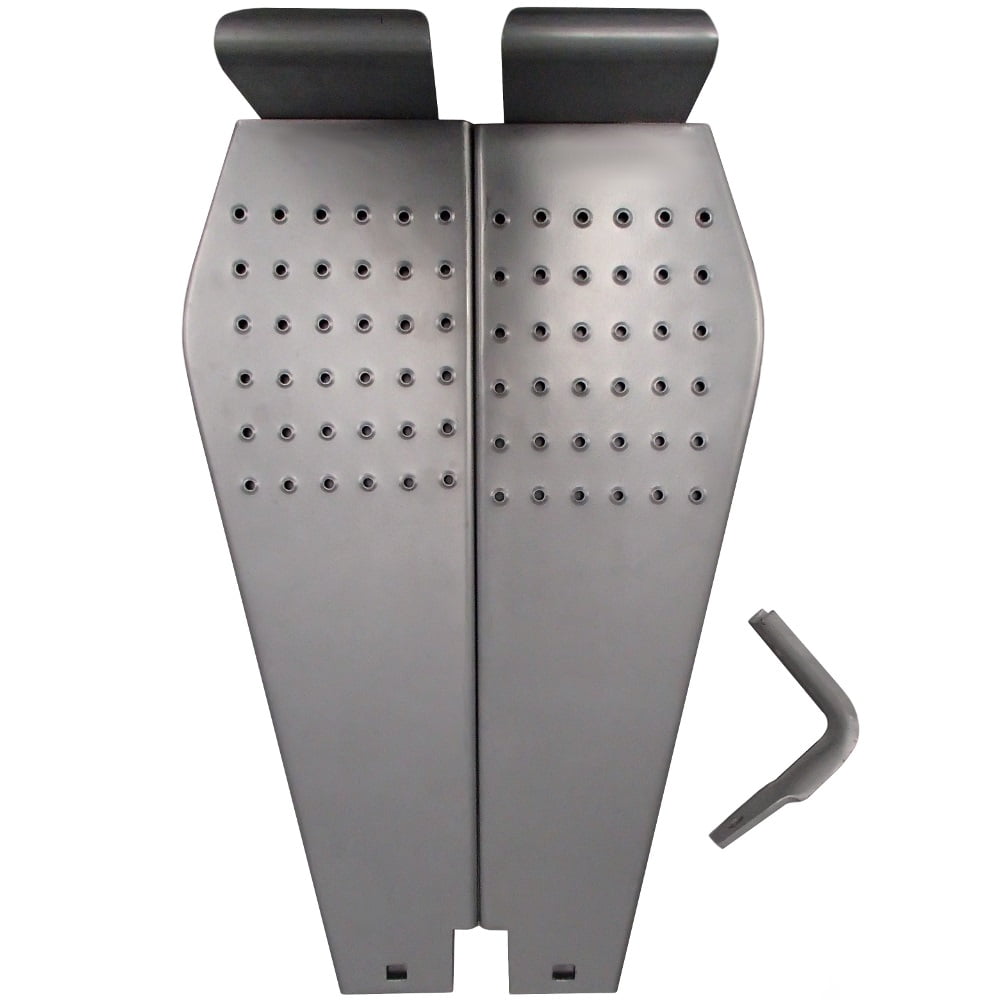 RAParts New LH & RH Step Plate Running Boards w/ Brackets Fits Ford ...