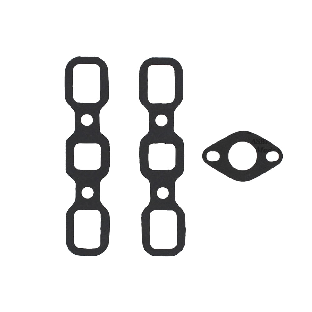RAParts R0053G Intake/Exhaust Manifold and Carburetor Gasket 3pc. Set ...