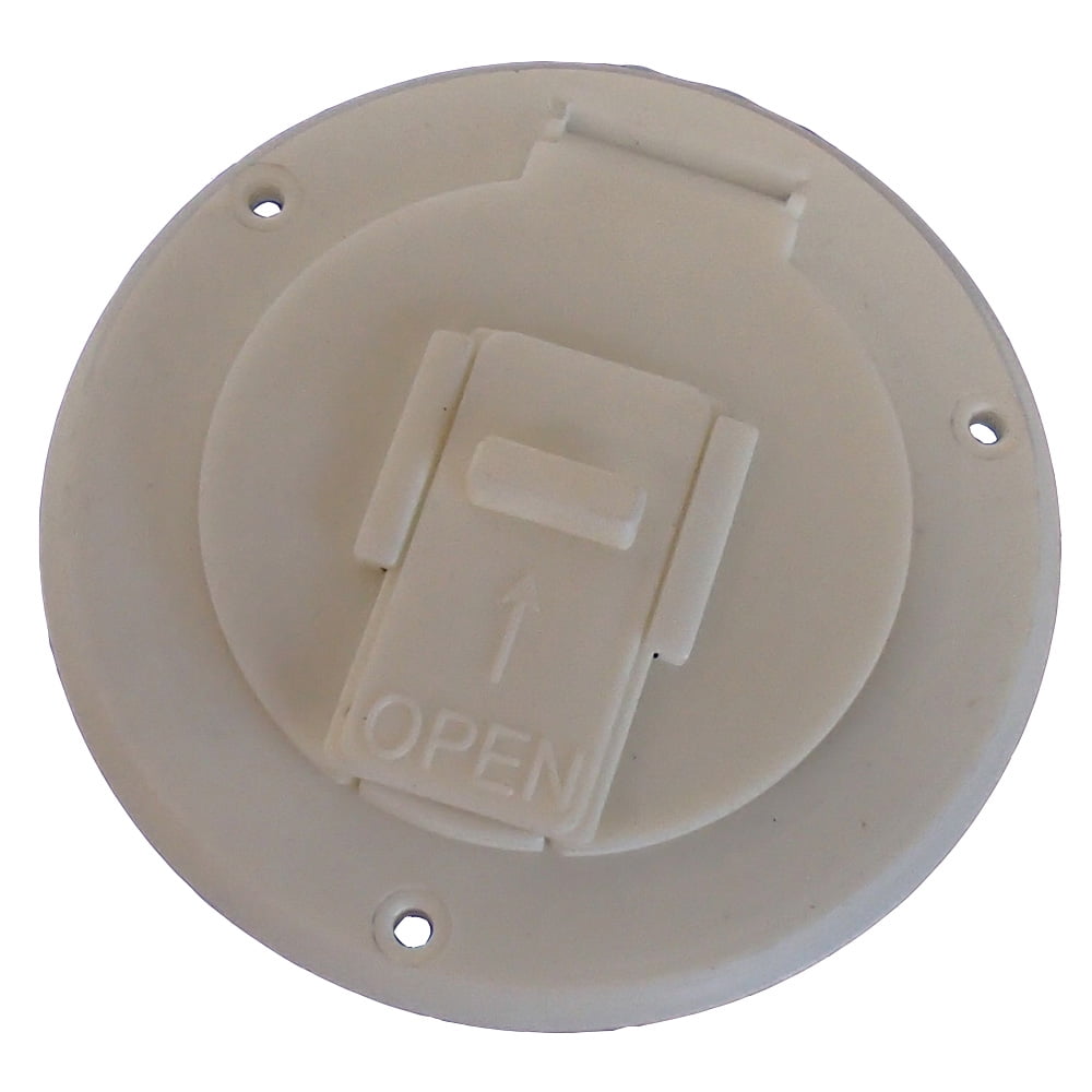 RAParts RV011 White Electrical Cable Hatch for RV Camper - Walmart.com