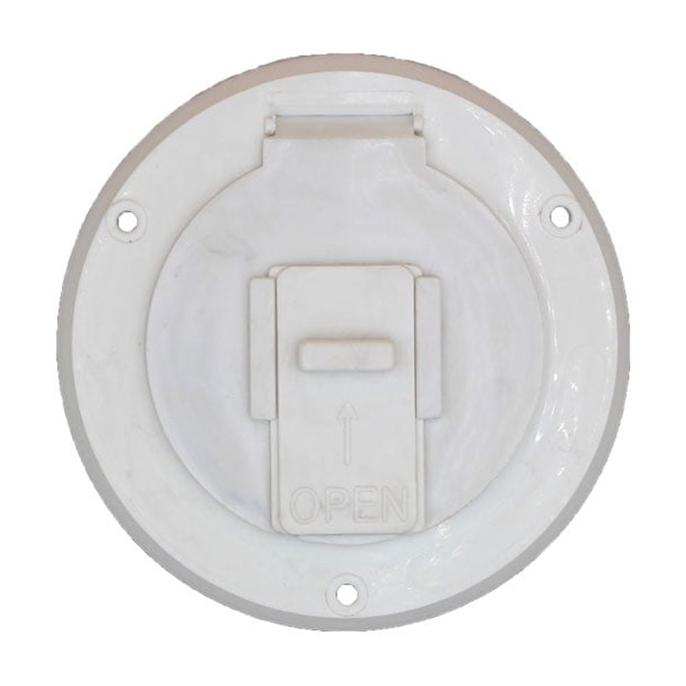 RAParts RV011 White Electrical Cable Hatch for RV Camper - Walmart.com