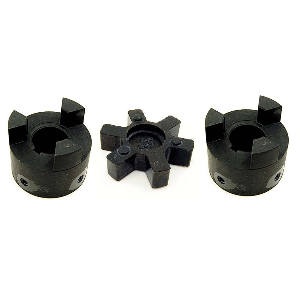 RAParts Replacement L100 L-Jaw Coupler Set (2) L-Jaw Couplers 1/2" Bore ...