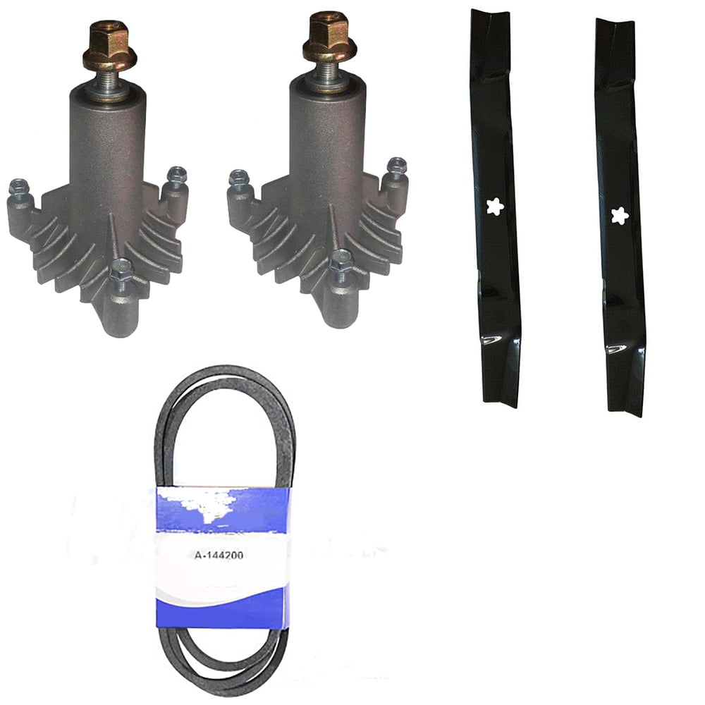 RAParts Riding Mower Mulching Blade Mandrel Belt Kit Fits Craftsman ...