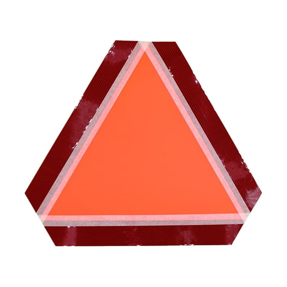 Reflective Slow Moving Vehicle Decal Fits Golf Carts Go Karts Tractors ...