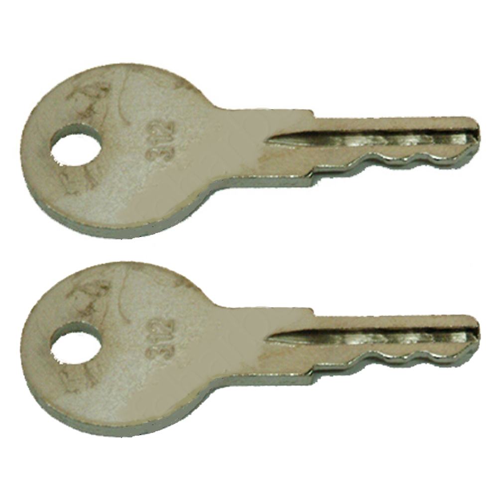RAParts Set of 2 Ignition Keys #70 Fits Champion Motor Grader Heavy ...