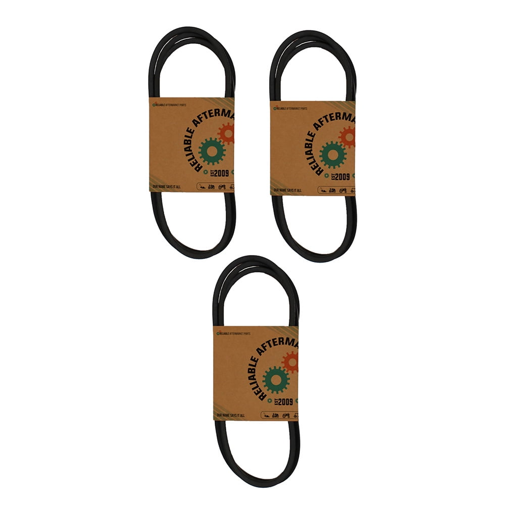 RAParts Set of (3) 1/2" x 95" A Section Polyester Cord V-Belts A93 ...