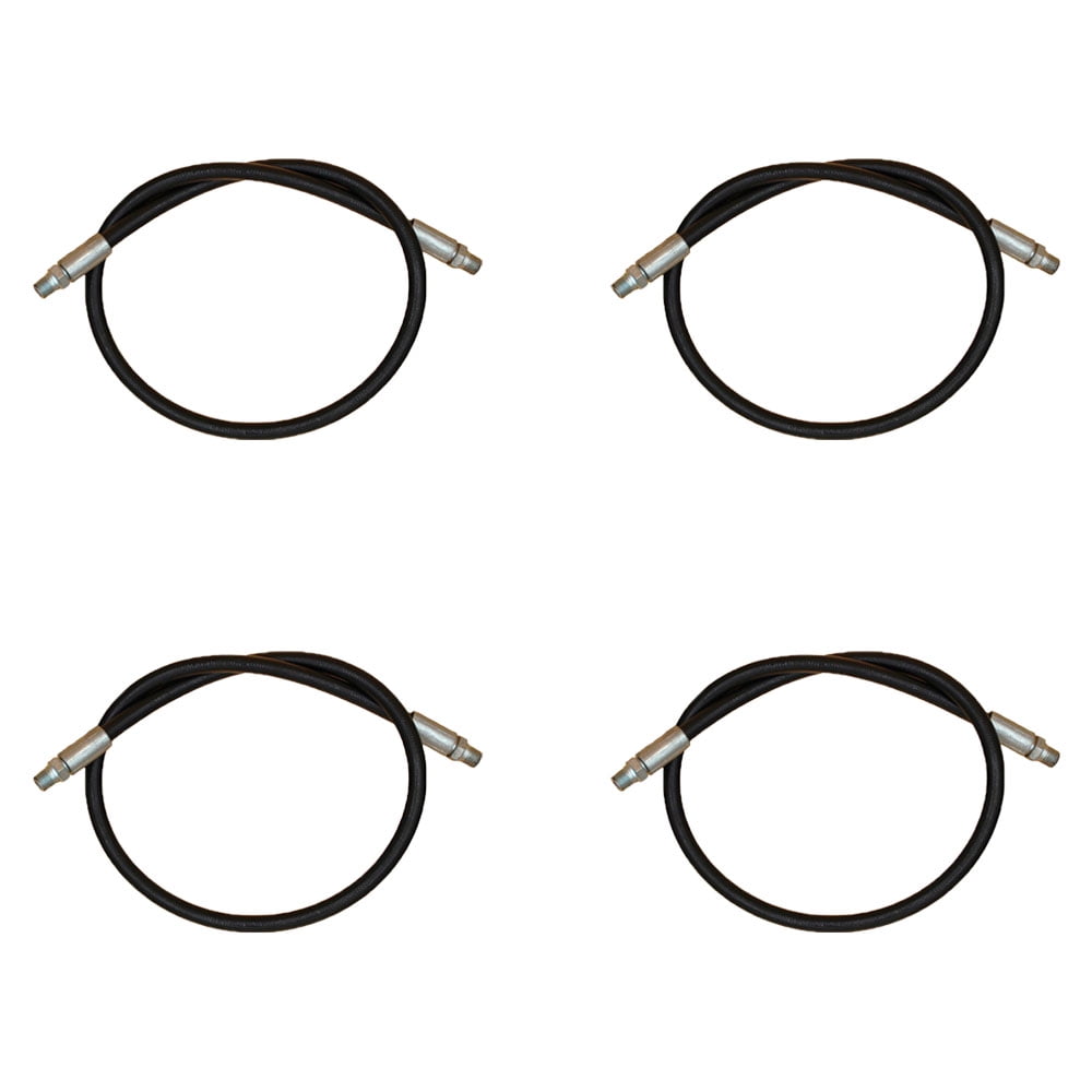 RAParts Set of (4) 1/4" x 38" High-Pressure Hydraulic Hoses fits ...
