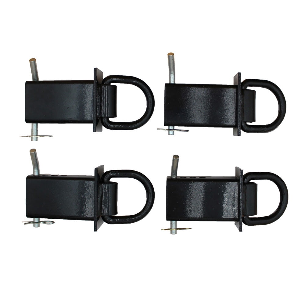 RAParts Set of 4 Heavy Duty Adjustable Trailer Stake Pocket D Ring 5400 ...