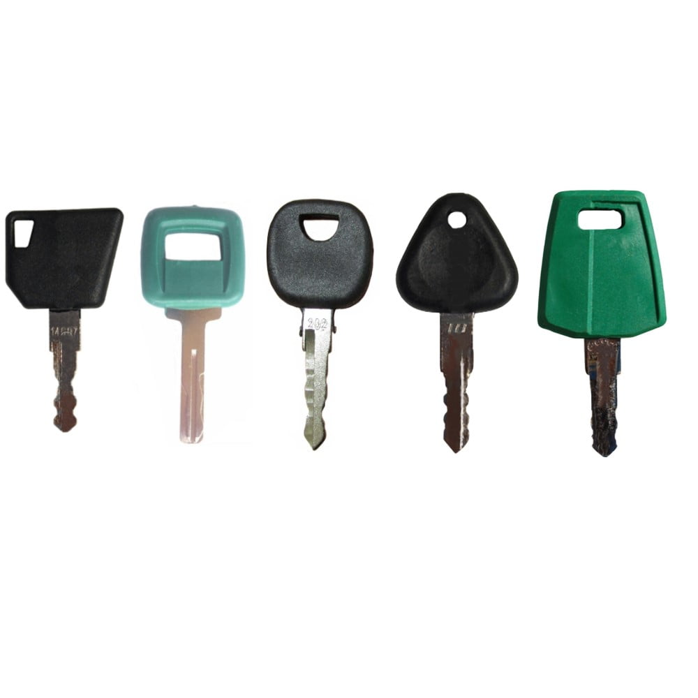 RAParts Set of 5 Fits Volvo Keys - Heavy Equipment Key Set w/ Laser ...