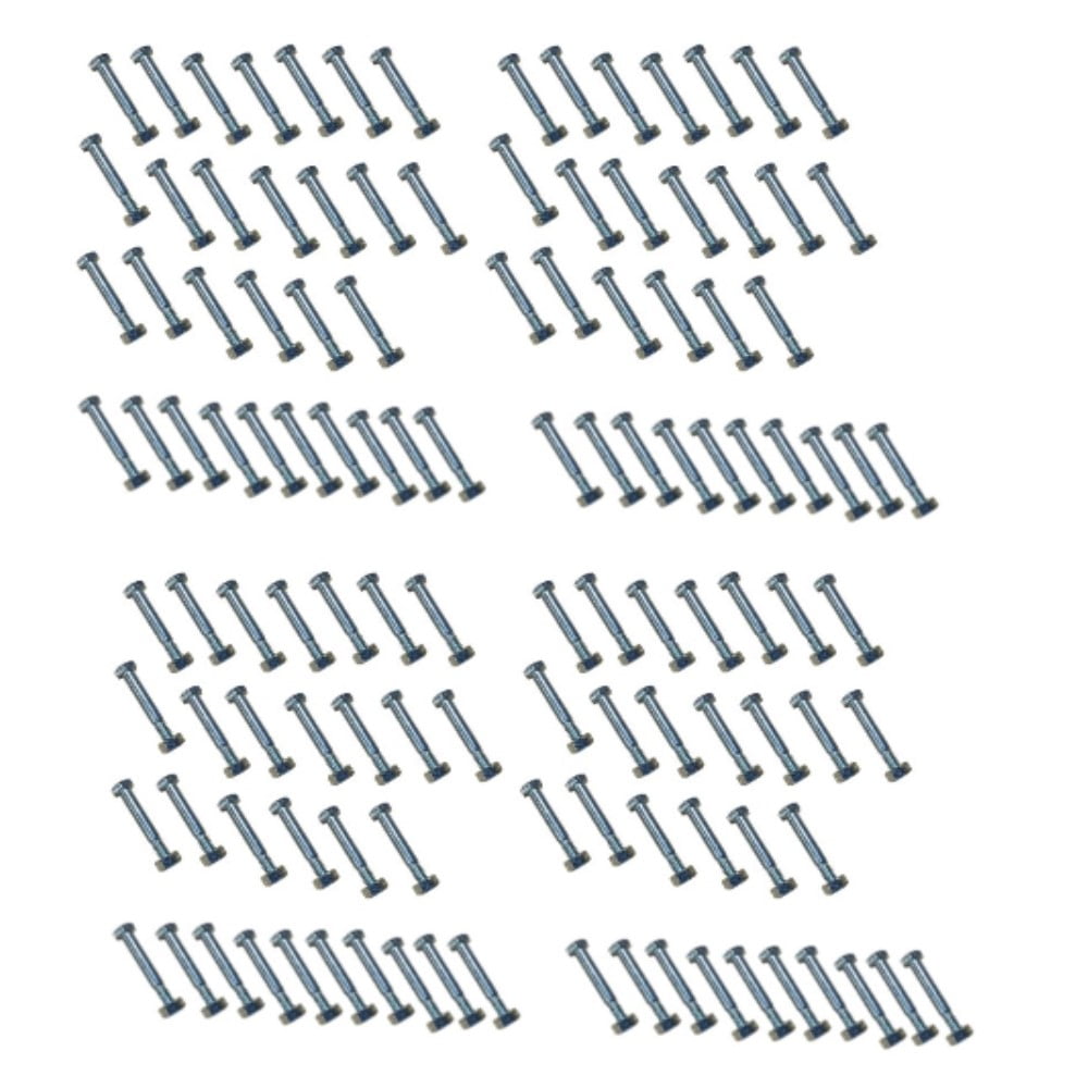 RAParts Set of 50 Shear Pins & Lock Nuts Fits John Deere 524D 724D 826D ...