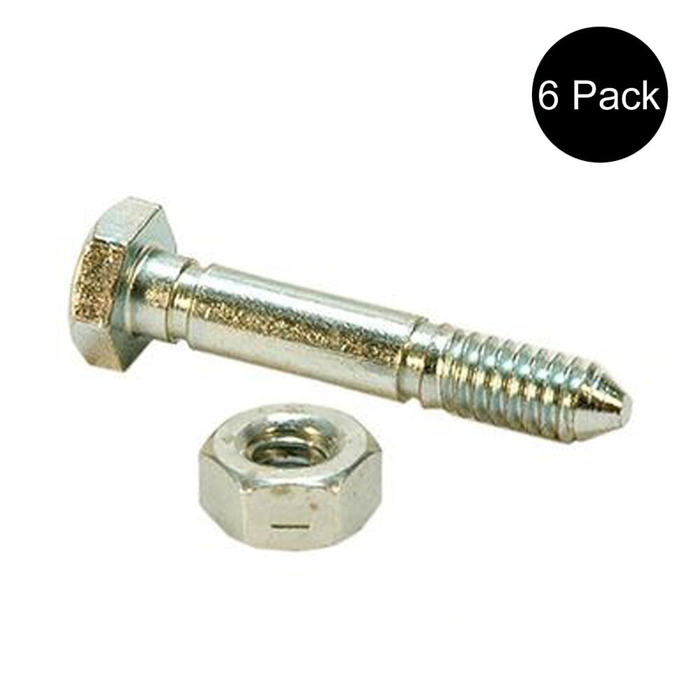 Raparts Set Of 6 1 9 16 X 1 4 Shear Pins And Nuts A122156 Fits John