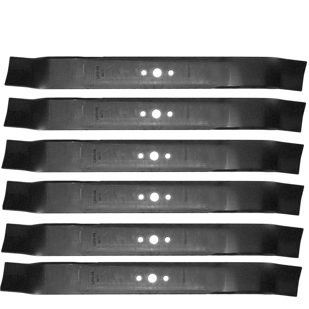 RAParts Set of (6) 21" Push Mower Mulching Blade fits AYP, Craftsman ...