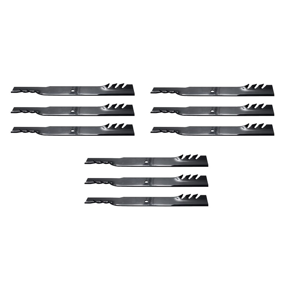 RAParts Set of 9 High Lift Mulching Blades 20 1/2" x 5/8" Fits Toro ...