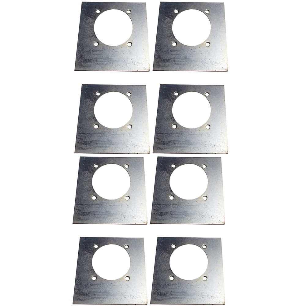 RAParts Set of Eight 949869 Heavy Duty Backing Plates Mounting Plates ...