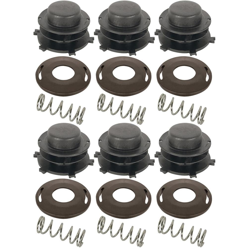 RAParts Set of Six (6) Aftermarket Replacement Trimmer Head Spool, Cap ...