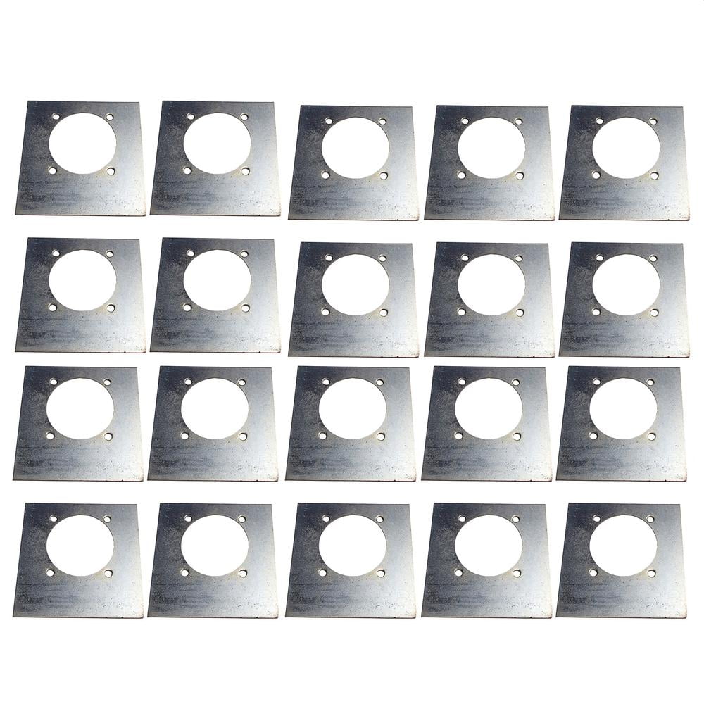 RAParts Set of Twenty 949872 Heavy Duty Backing Plates Mounting Plates ...