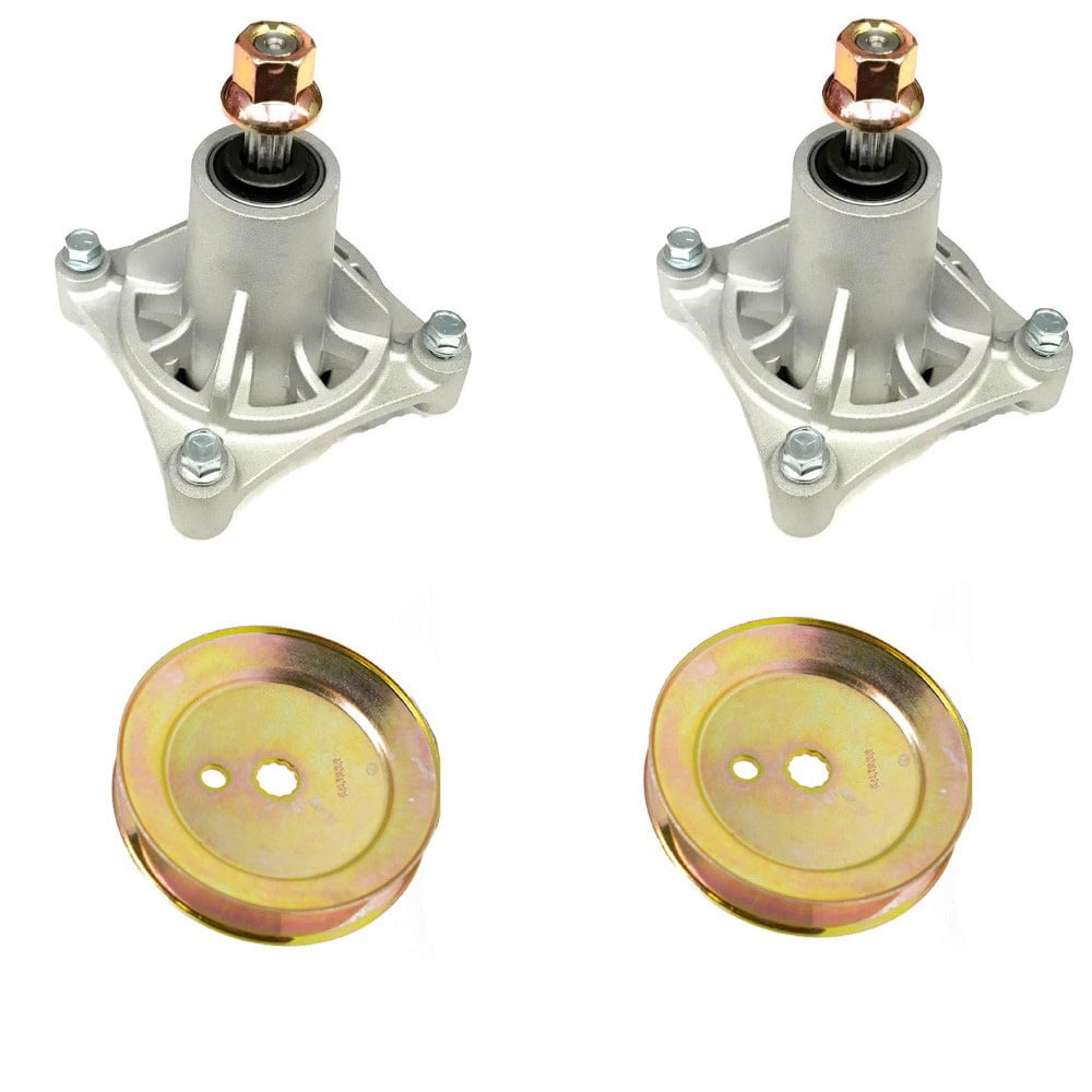 RAParts 2-Pack Spindle & Pulley Fits Hustler Raptor 604214 603988 Fits ...