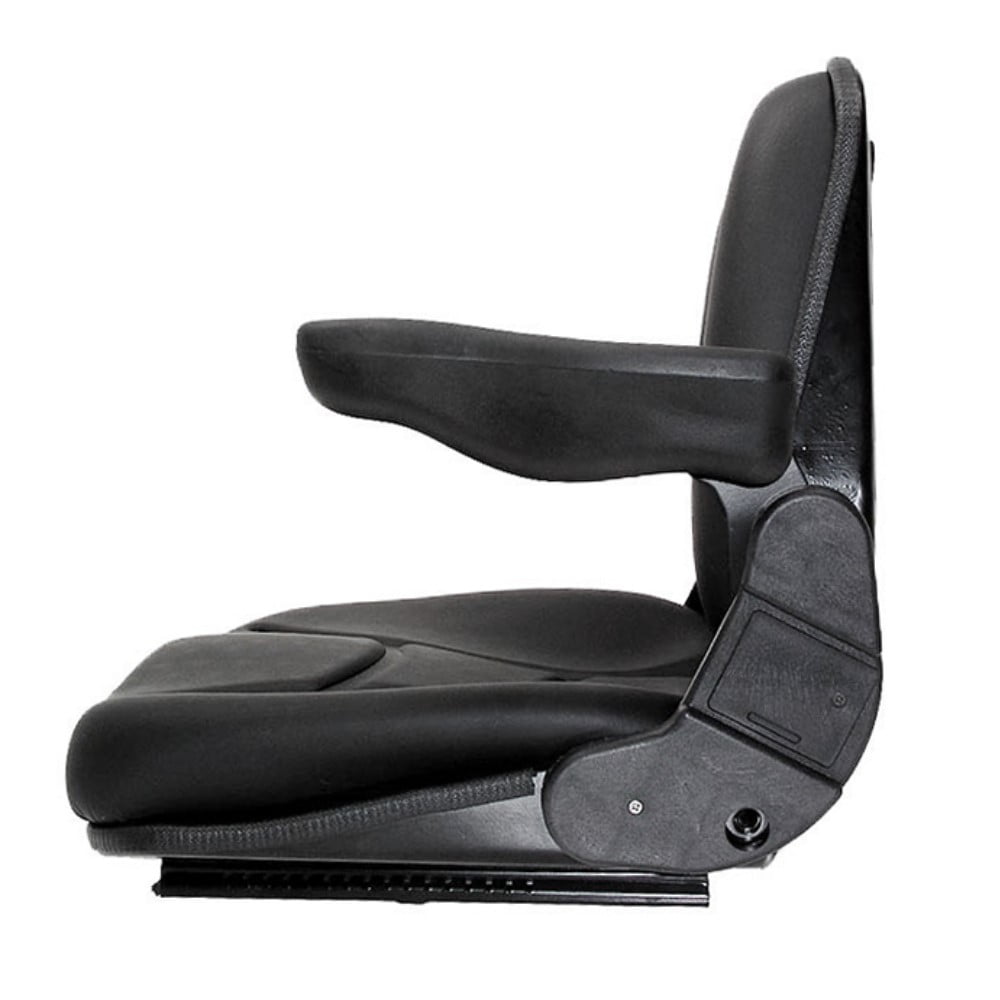 RAParts TS1100C Universal Fit Black Cloth Upholstery Tractor Seat w ...