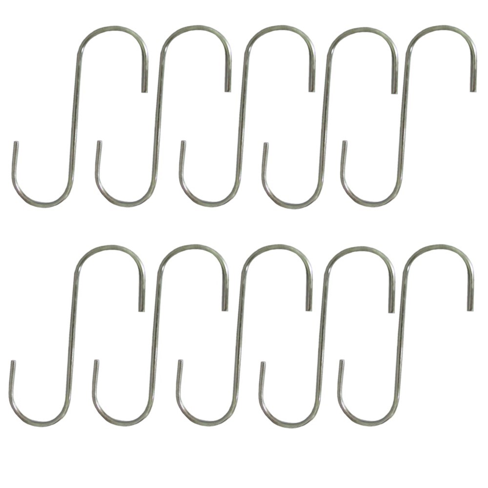 RAParts Ten New 5" Steel S-Hooks For Multiple Household and Yard ...