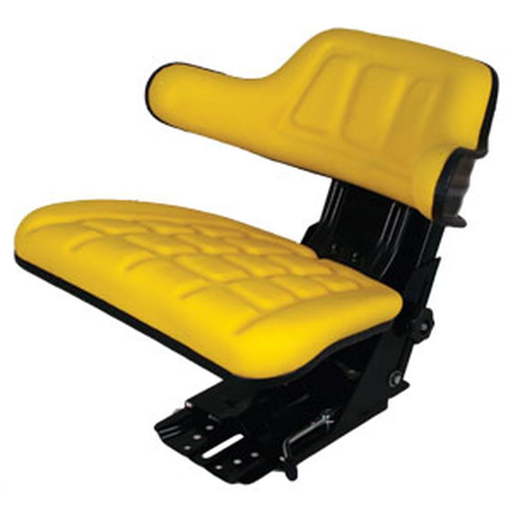 RAParts Tractor Seat With Fixed 16 Degree Angle Mounting Surface Fits ...