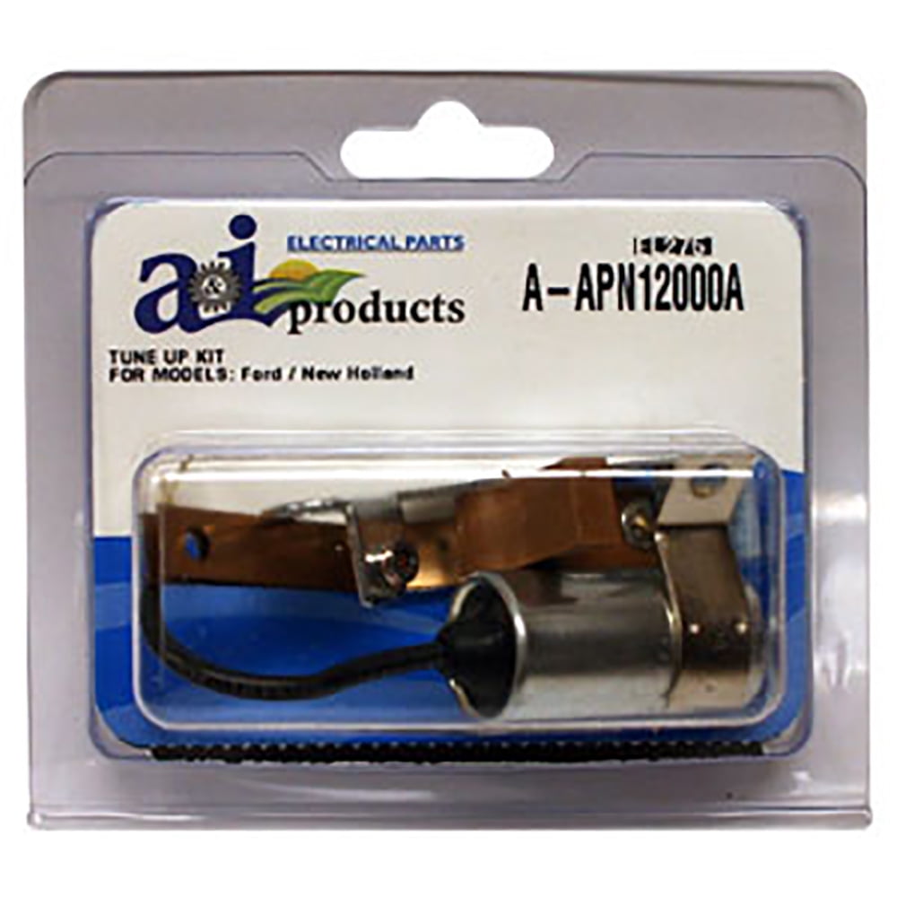 RAParts Tune-Up Kit Ignition Points Condenser Rotor Button Fits Ford ...