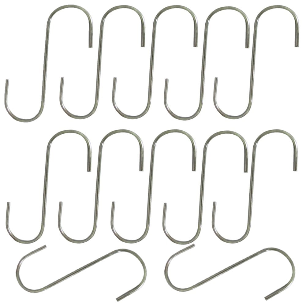 RAParts Twelve (12) New 5" Steel S-Hooks For Multiple Household and ...