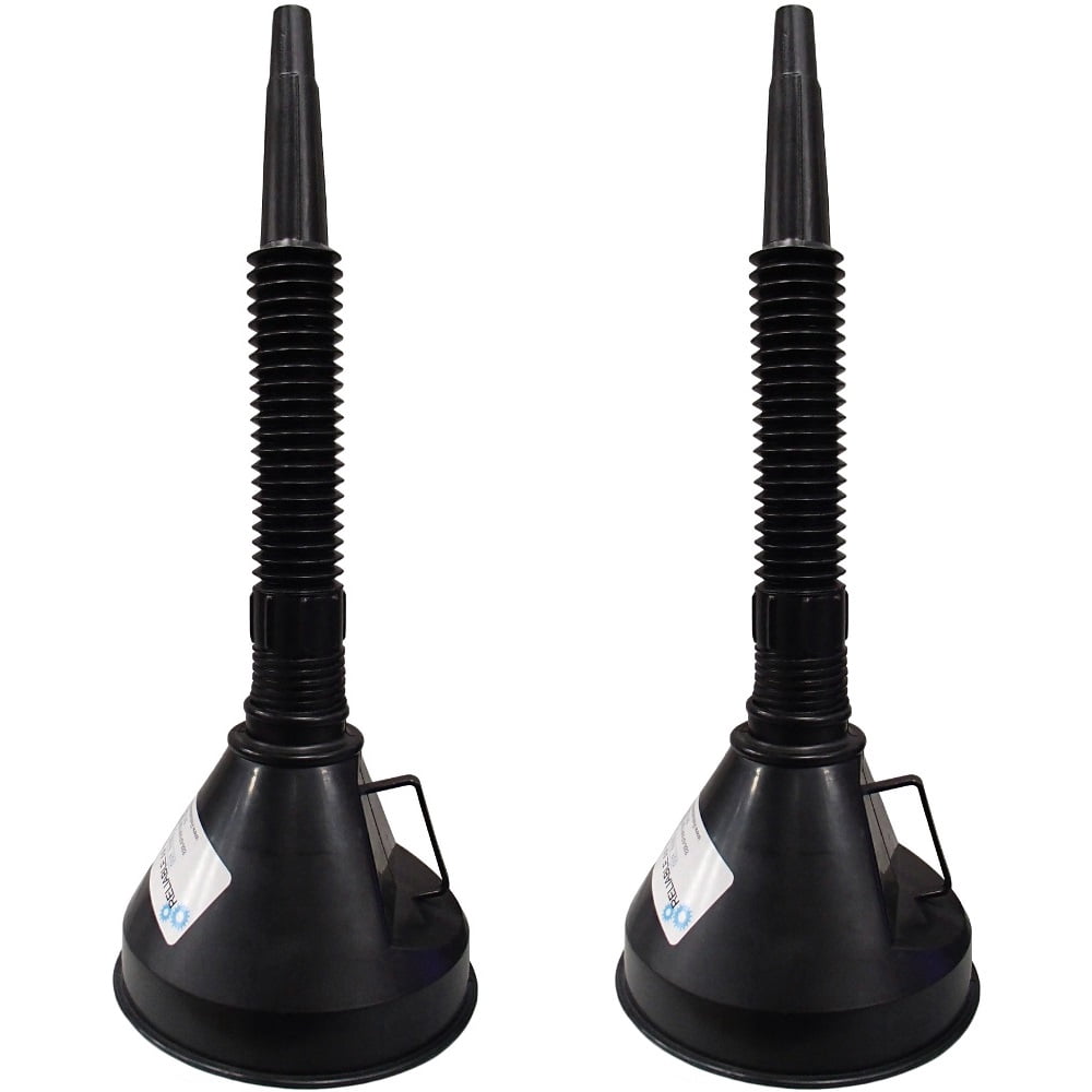 RAParts Two (2) 6" Diameter Funnels with Inside Screen and Bendable ...