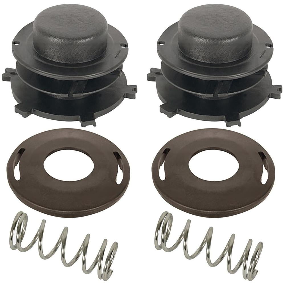 RAParts Two (2) Trimmer Head Bump Spool, Cap Cover & Spring Kit Fits ...