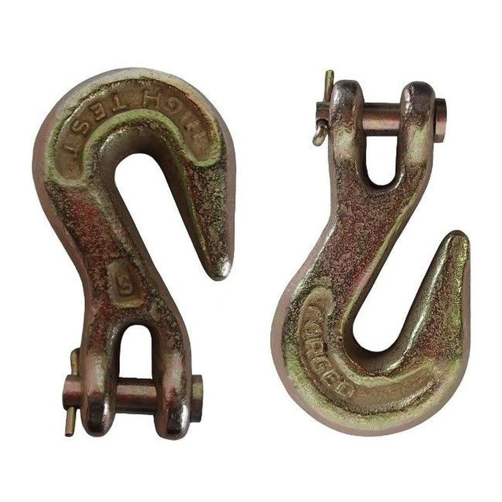 RAParts Two New 5/16" Grab Hook Clevis Tow Chain Hooks Flatbed Truck ...