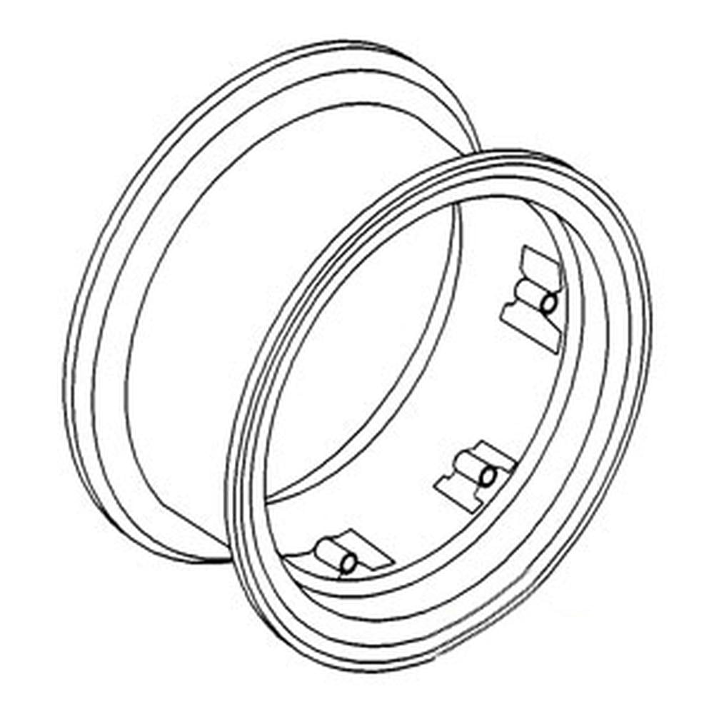 RAParts WN-RW13286 Rim, 13" x 28", Rear Fits Ford/New Holland NAA 2000 ...