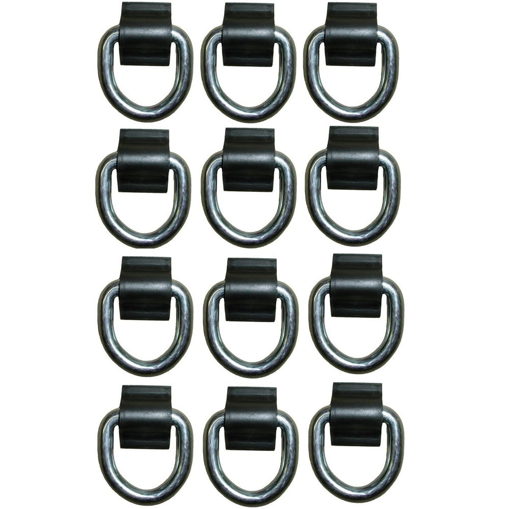 RAParts WR15 3/8" 12 Weld On D Rings For Rope Tie Down Motorcycle ATV ...