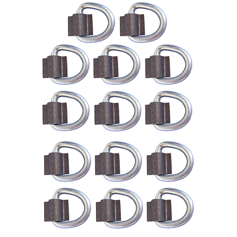 RAParts WR15 3/8" 14 Weld On D Rings For Rope Tie Down Motorcycle ATV ...