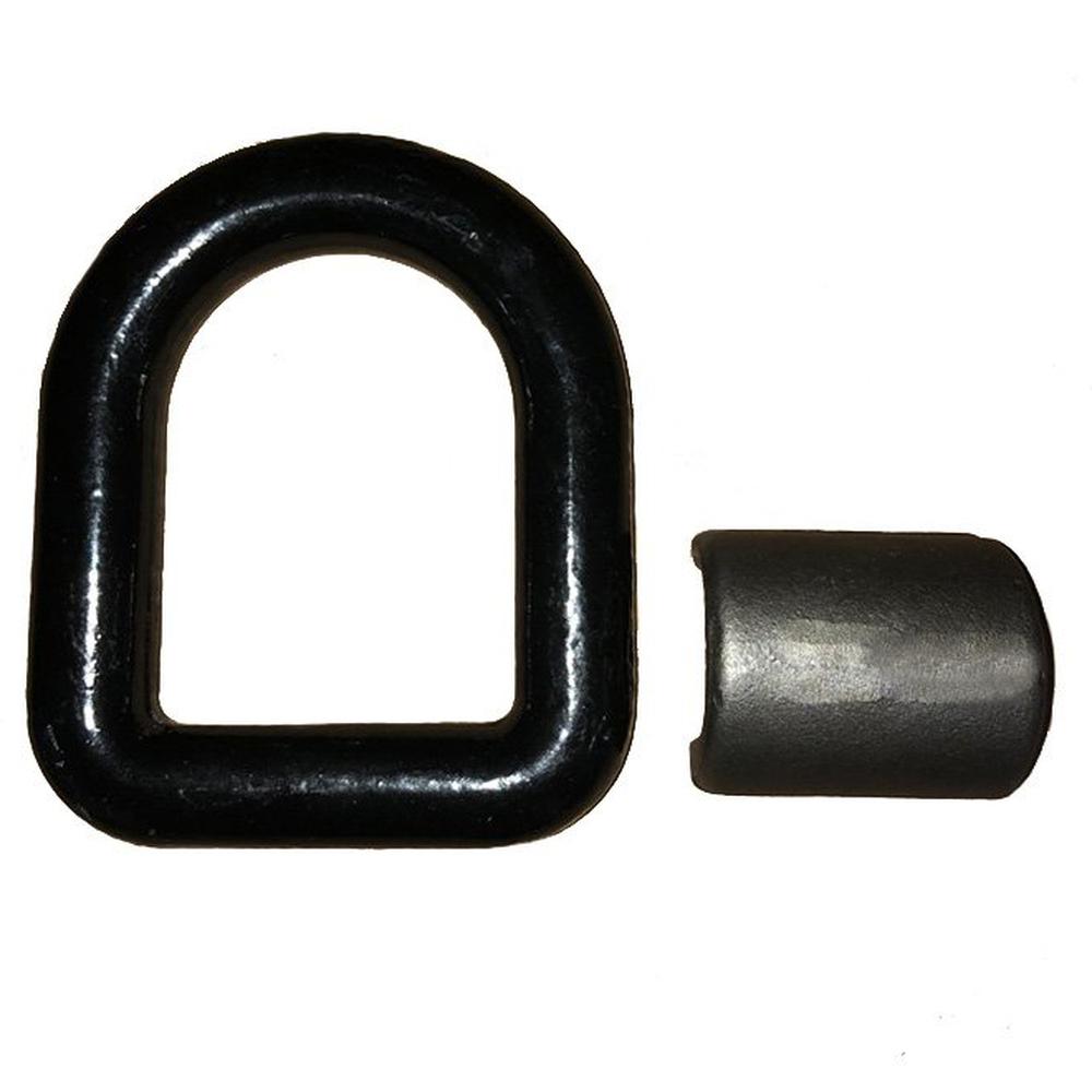 RAParts One (Black) Weld-On D Ring W/ 1" Diameter Made for Rope Strap ...