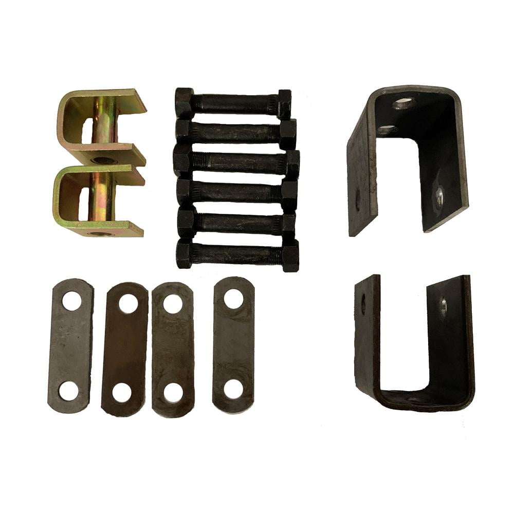 RAParts Weld On Utility Trailer Double-Eye Leaf Spring Hanger Kit ...