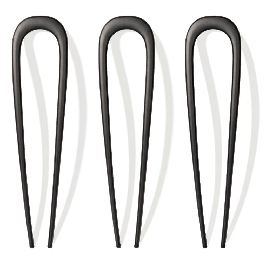 RAQOE 3 Pcs French Hair Pins for Women,Metal Hair Pins for Buns,French ...