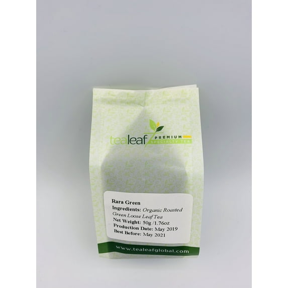 RARA GREEN (Organic Roasted loose leaf Green tea) | 50g/ 1. 7 oz makes ...