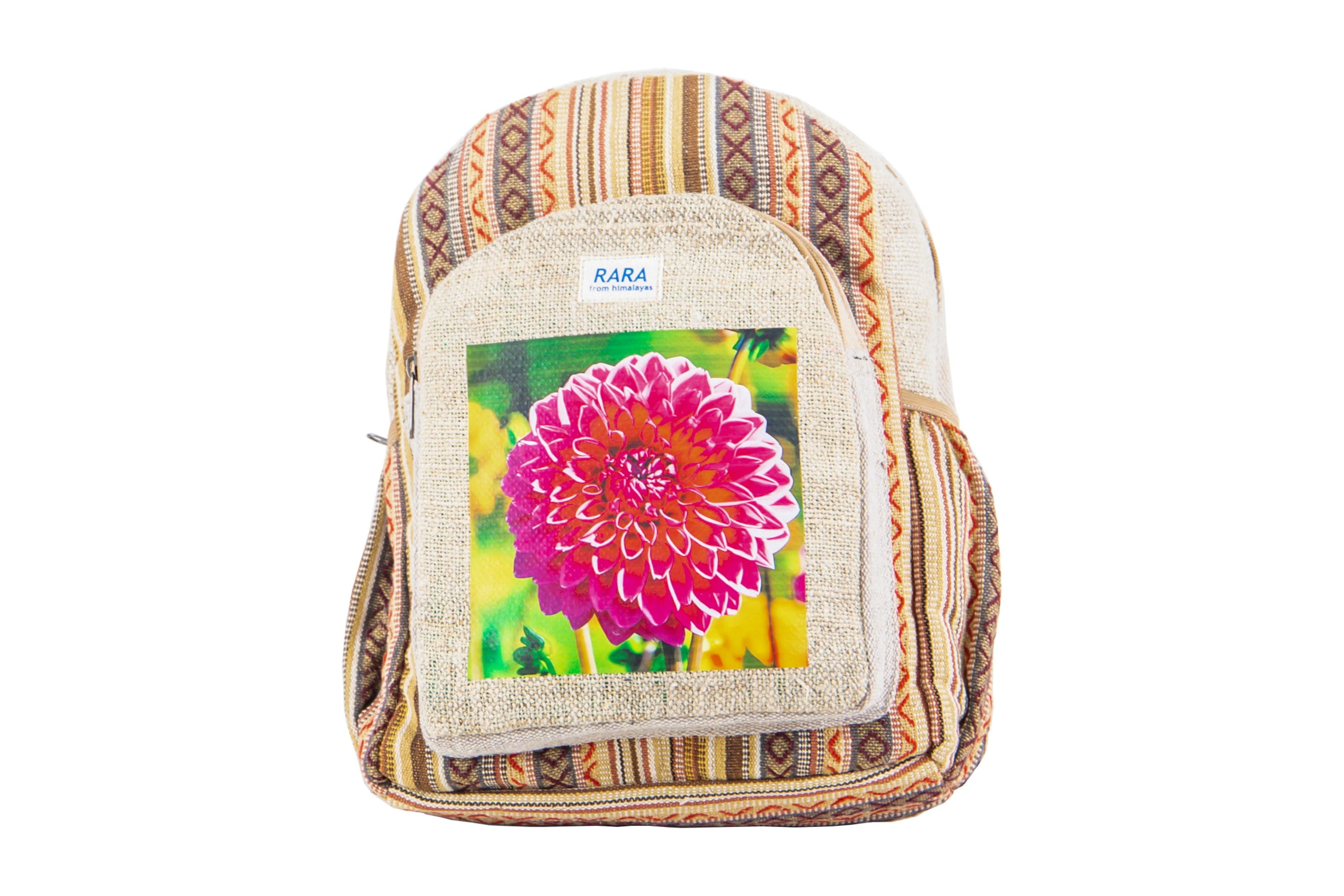 RARA Handmade-Unique design Hemp backpack, very popular in FAIR TRADE ...