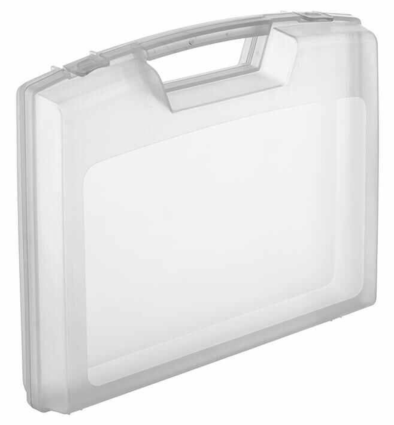 RARAION - Clear Plastic Briefcase Storage Case with Foam - 48mm x 240mm ...