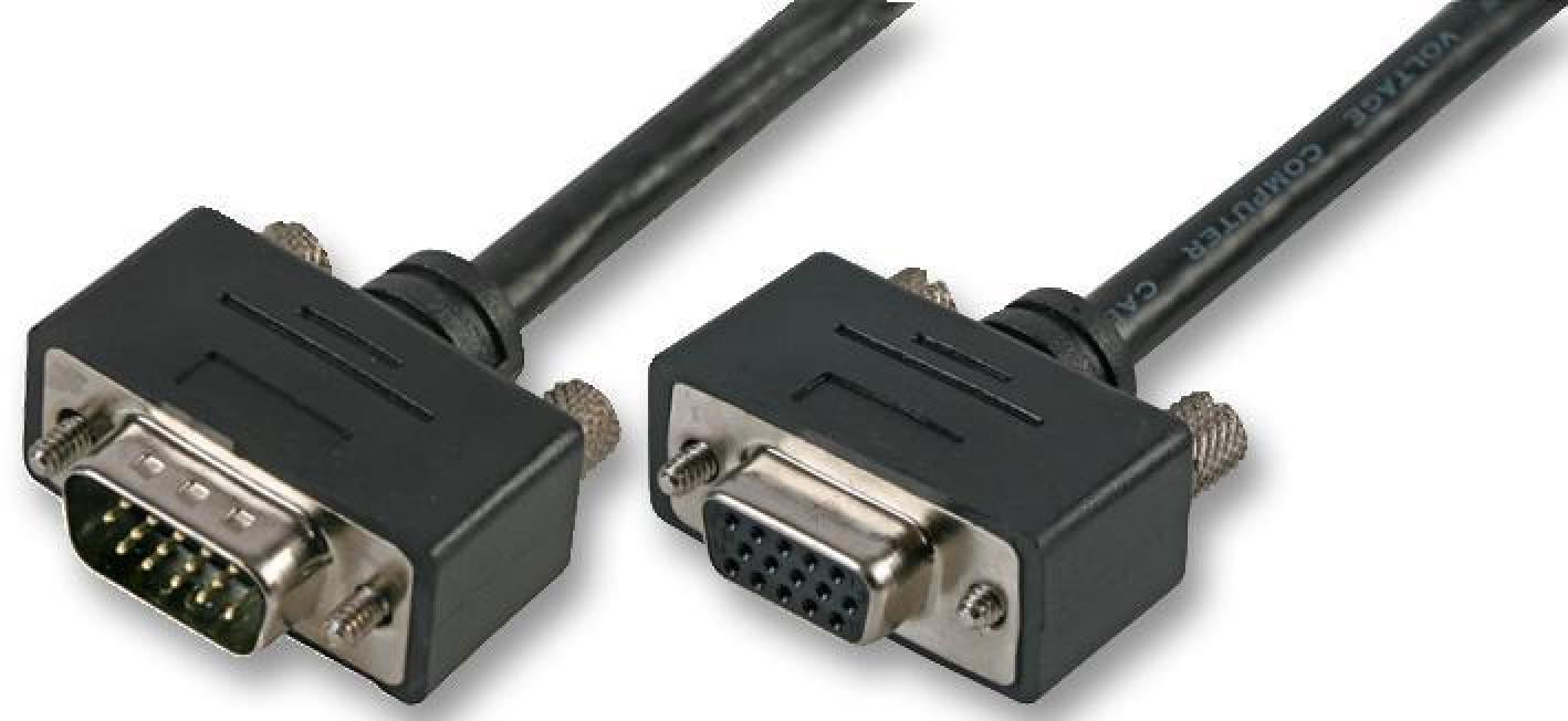 RARAION - Low Profile 15 Pin VGA Male to Female Monitor Extension Lead ...