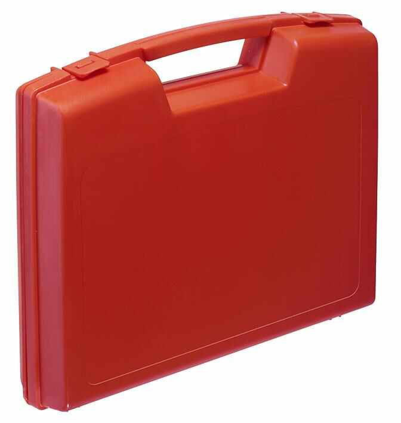 RARAION - Red Plastic Briefcase Storage Case - 48mm x 240mm x 205mm ...