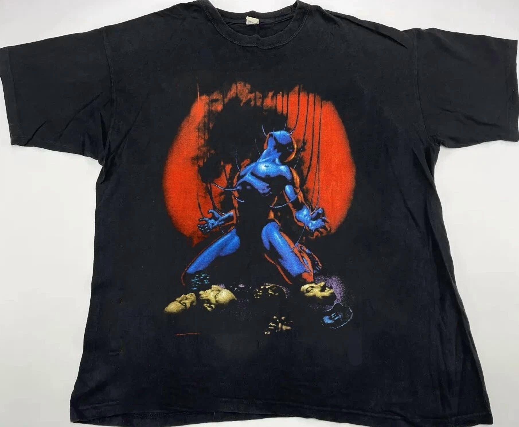 RARE 1994 Meat Loaf metal band T-Shirt unisex classic retro black tee ...