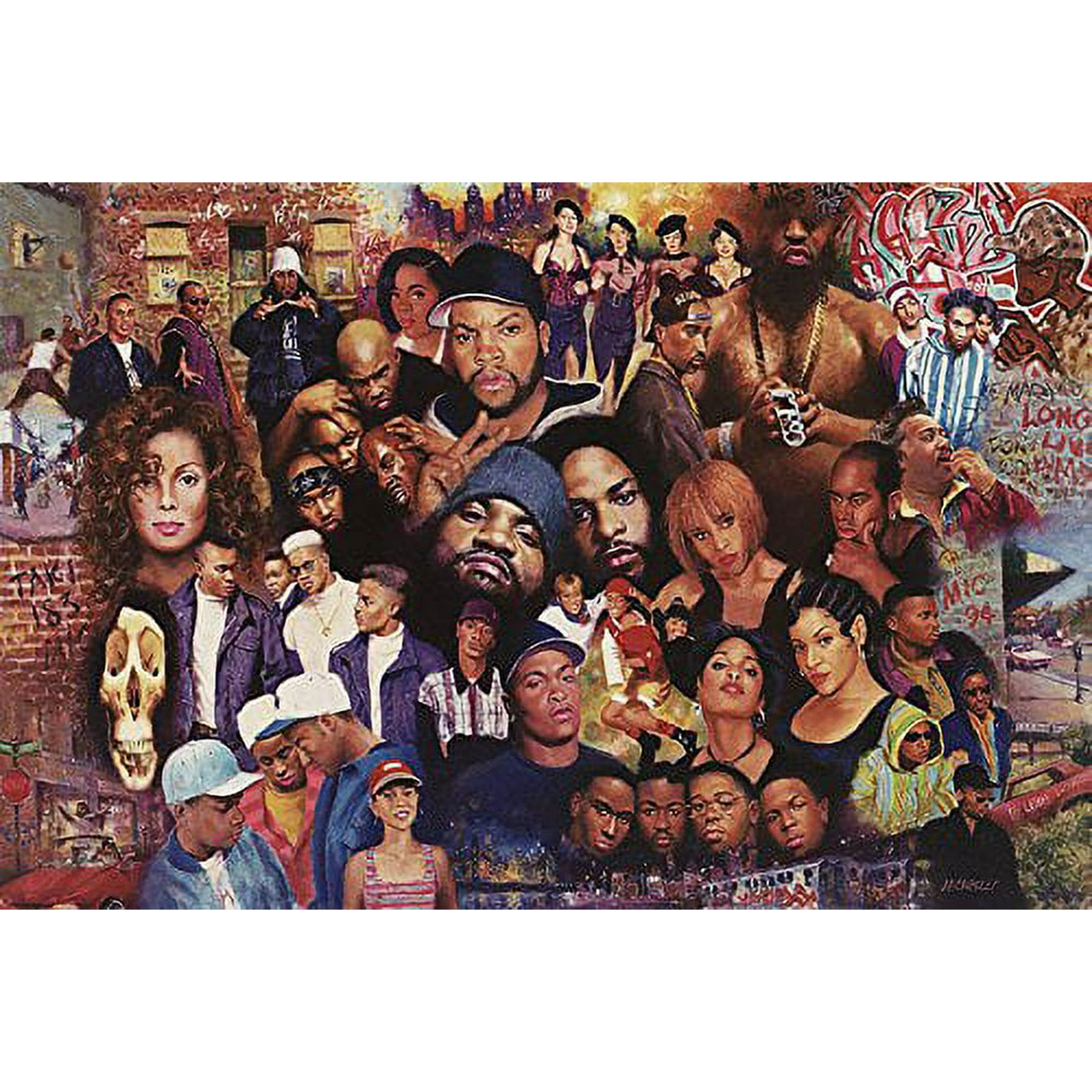 Tupac And Janet Jackson Collage