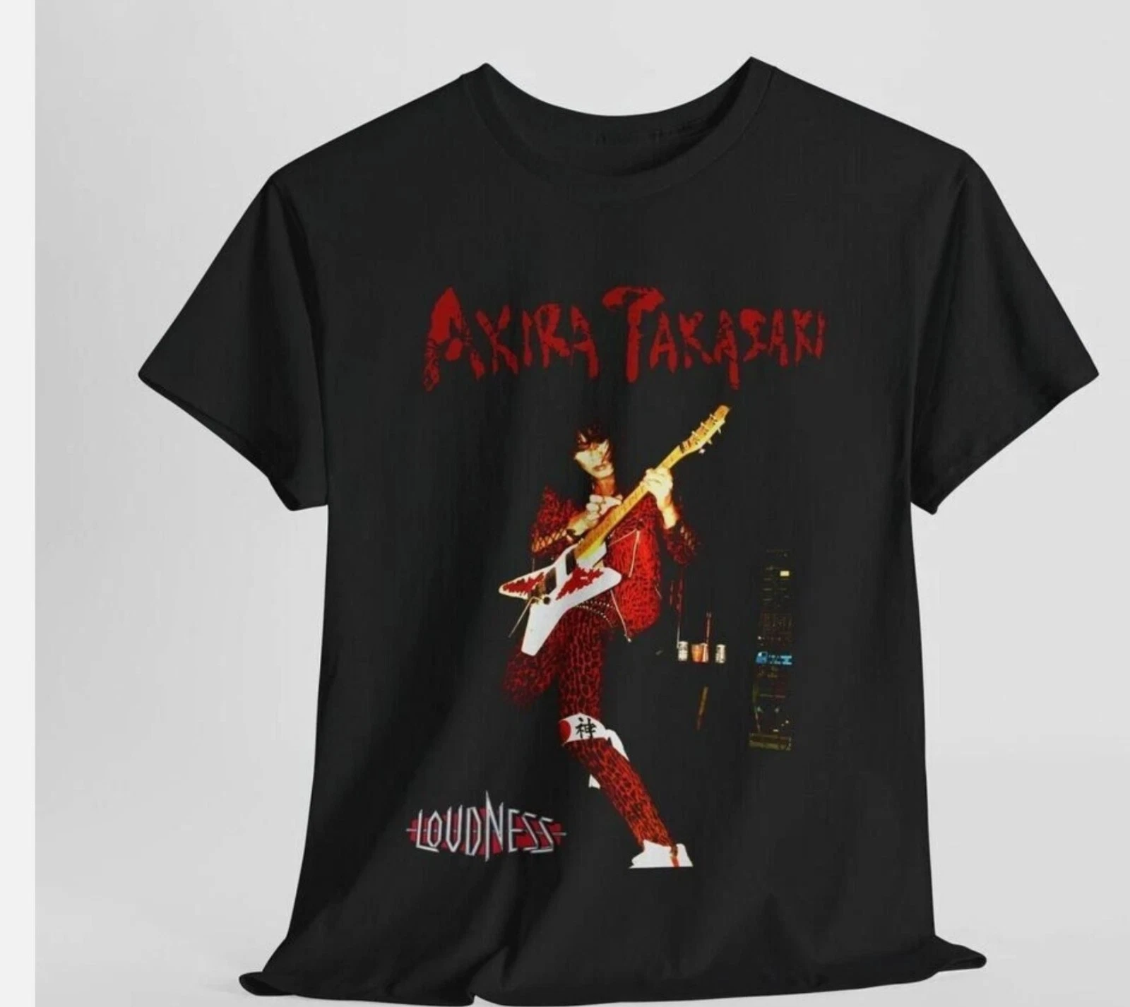 RARE Akira Takasaki Loudness Band poster album cover T shirt all sizes ...
