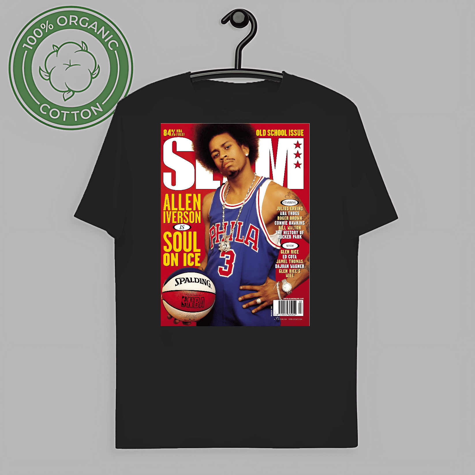 RARE Allen Iverson Slam T-Shirt-TH61068 - Walmart.com