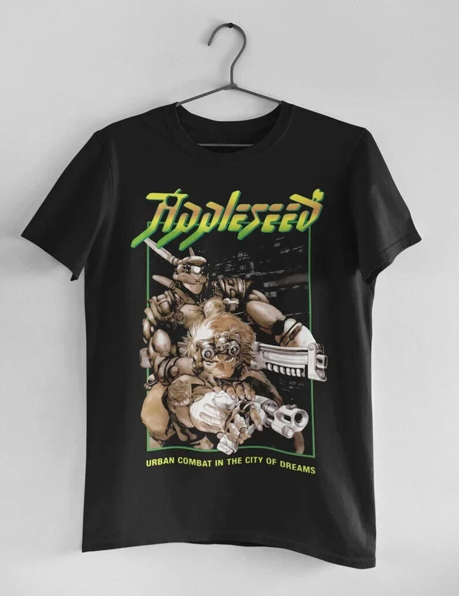 RARE Appleseed 1988 Anime Cyberpunk T-Shirt Reprint Shirow Masamune S ...