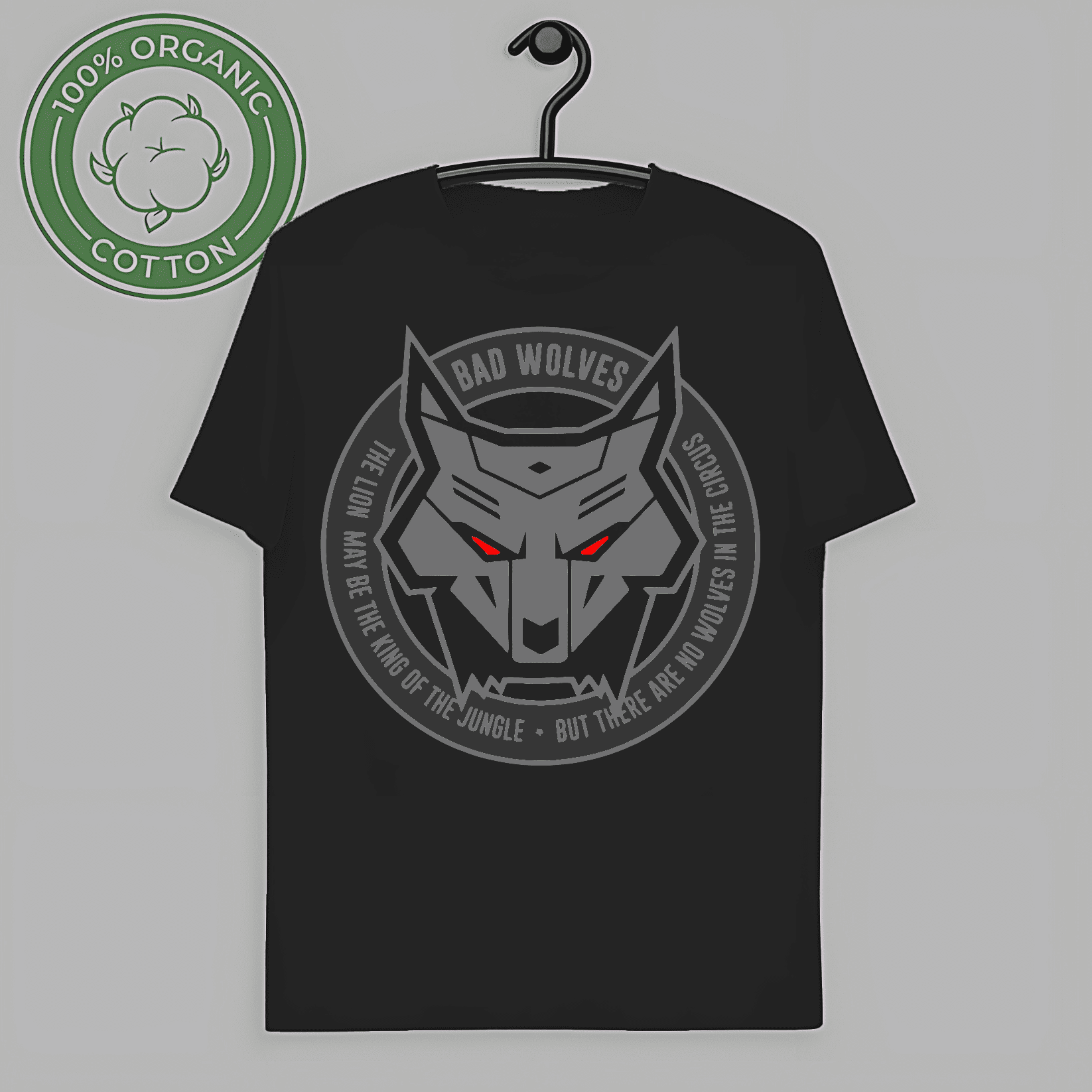 RARE Bad Wolves No Wolves in The Circus Black Shirts-TH59779 - Walmart.com