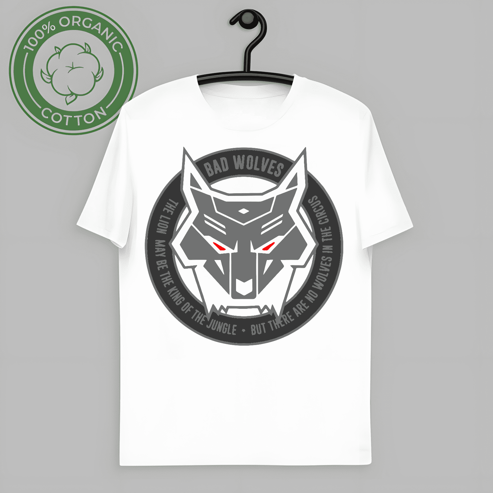 RARE Bad Wolves No Wolves in The Circus Black Shirts-TH59779 - Walmart.com