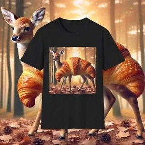 RARE Bambini Crossini Deer Brainrot Meme AI Unisex Softstyle T-Shirt ...