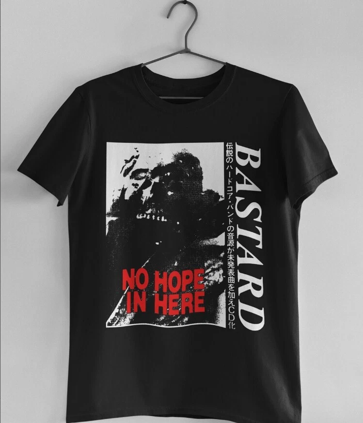RARE Bastard Unisex T-Shirt - No Hope in Here - Japanese Crust Punk - D ...
