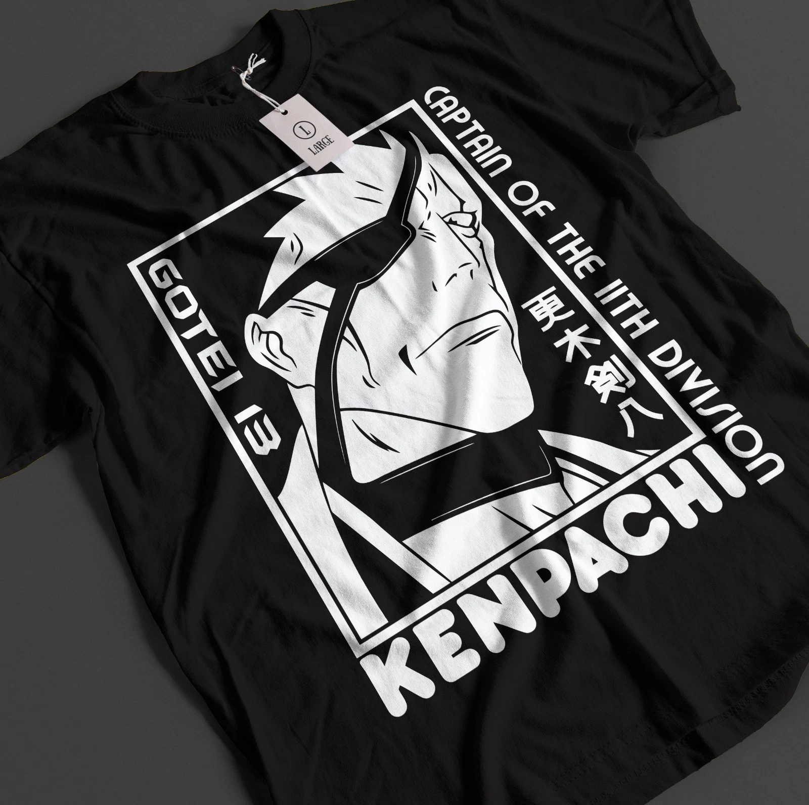 RARE Bleach Anime Shirt Zaraki Kenpachi Tshirt Ichigo Bankai T-Shirt ...
